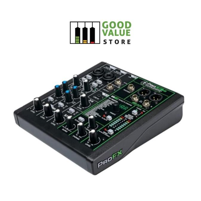Jual Mixer Mackie Pro FX6 Version 3 with Effect dan Sound card | Shopee ...
