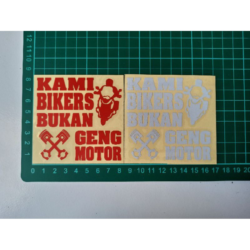 Jual sticker cuting motor kata-kata / sticker bikers | Shopee Indonesia