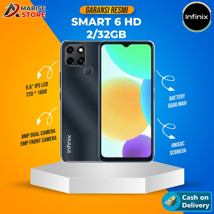 Jual Infinix Smart 6 HD 2GB+32GB Garansi Resmi | Shopee Indonesia