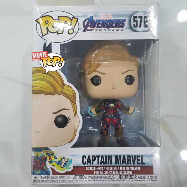 Jual Funko POP! Marvel Avengers: Endgame - Captain Marvel New Short ...