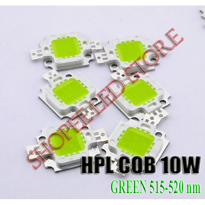 Jual SALE.... !!! HIJAU HPL COB LED 10 WATT GREEN 512-520nm LAMPU SOROT ...