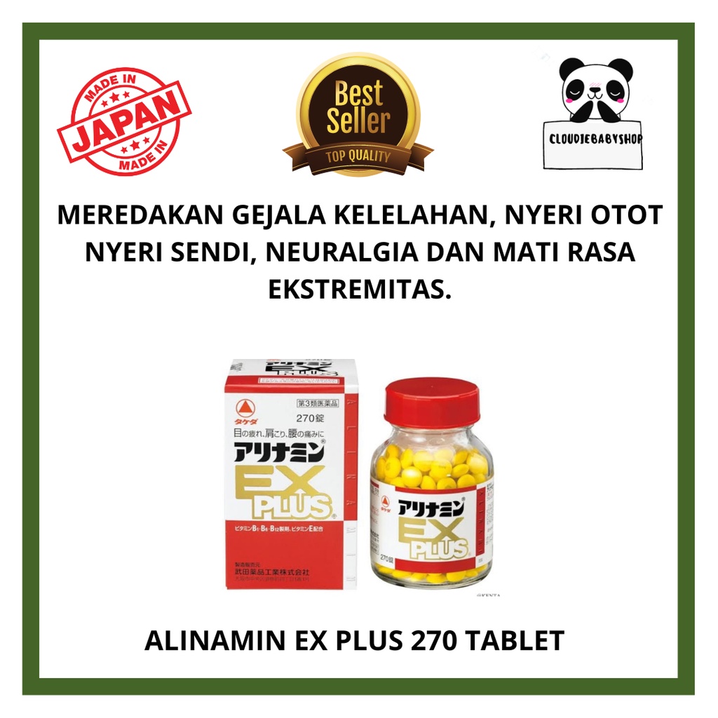 Jual Alinamin ex plus 270 tablet original Japan | Shopee Indonesia