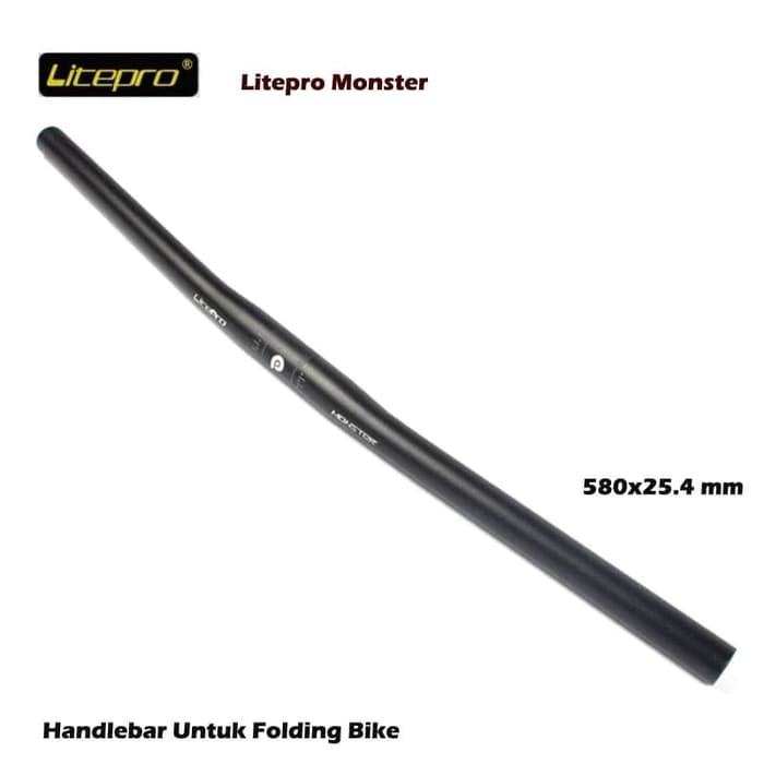 Jual Litepro Monster Handlebar Stang Folding Bike Sepeda Lipat 25.4 x ...