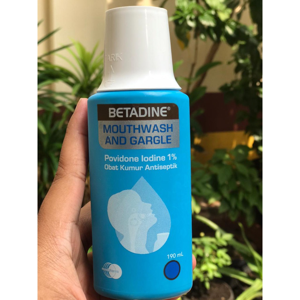 Jual Betadine Mouthwash & Gargle 190 ml | Shopee Indonesia