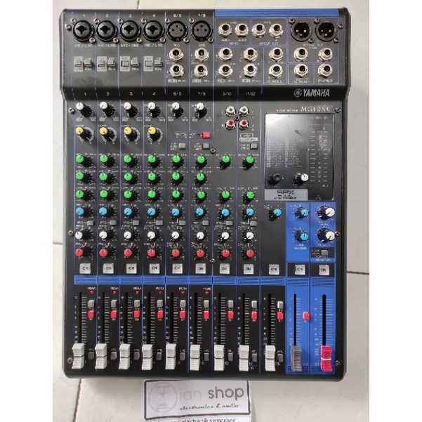 Jual Mixer Audio Yamaha MG12XU MG 12XU MG 12 XU Grade A 12 Chanel Efek ...