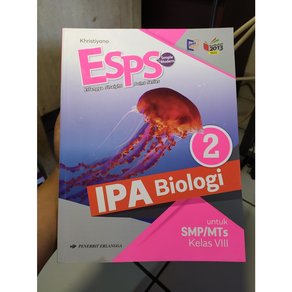 Jual ipa biologi esps 2 erlangga smp kelas 2/8 k13 revisi | Shopee ...