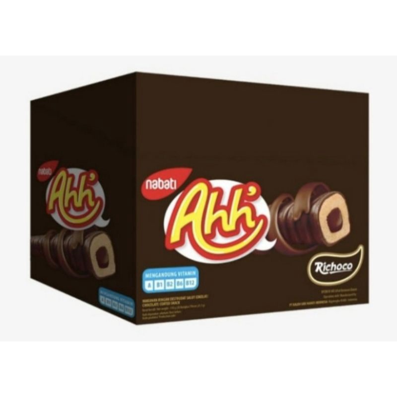 Jual Nabati Ahh Rasa Coklat (1box isi 20pcs) | Shopee Indonesia