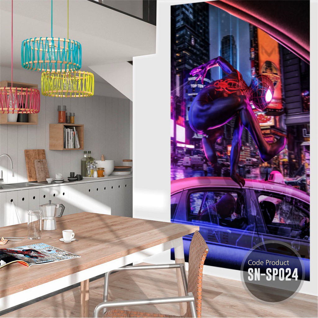 Jual Stiker Dinding Besar Superhero Spiderman - Cocok Untuk Wall ...