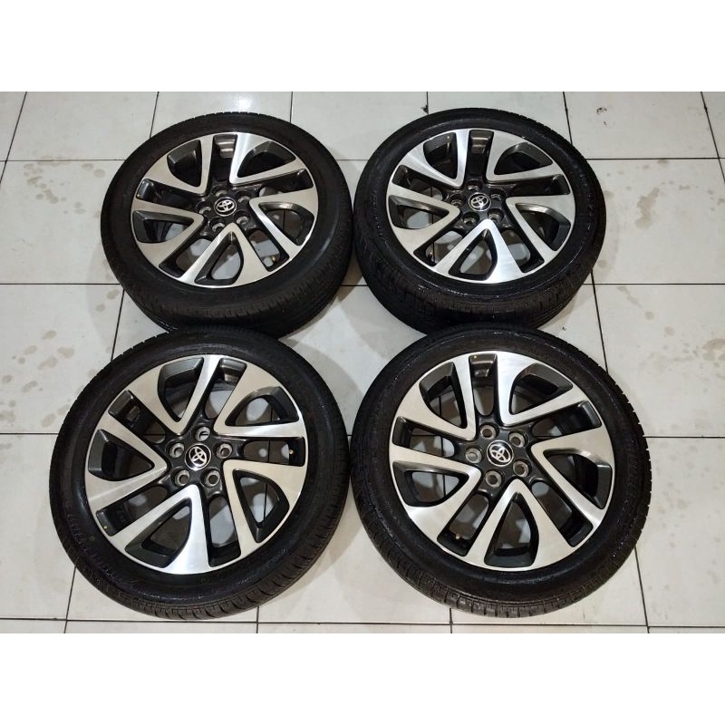 Jual Velg Bekas Std Oem Ori Copotan Mobil Sienta R16 Hole 5X100 Cocok Altis Corona absolute RING ...
