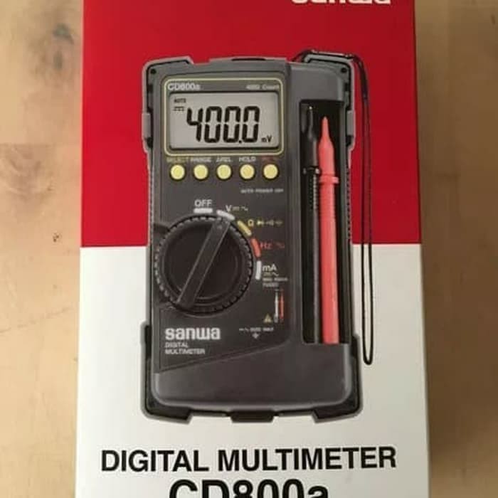 Jual SANWA multimeter digital CD800A CD-800A | Shopee Indonesia