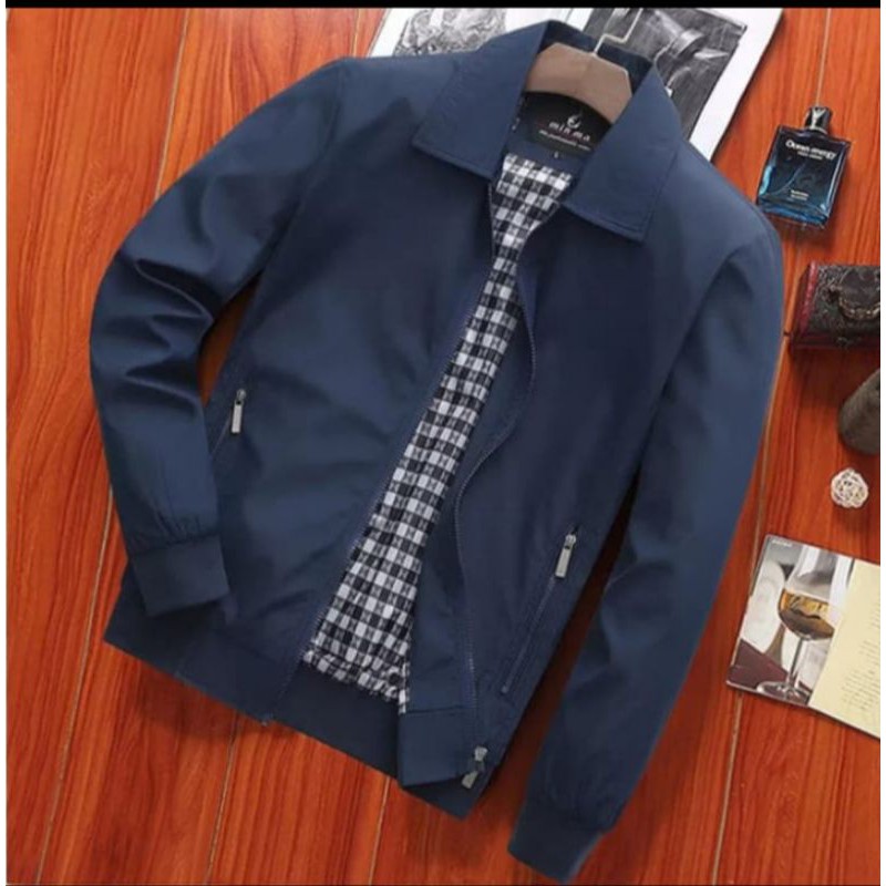 Jual jaket bomber/jaket pria/jaket casual/jaket polos berkualitas/jaket ...
