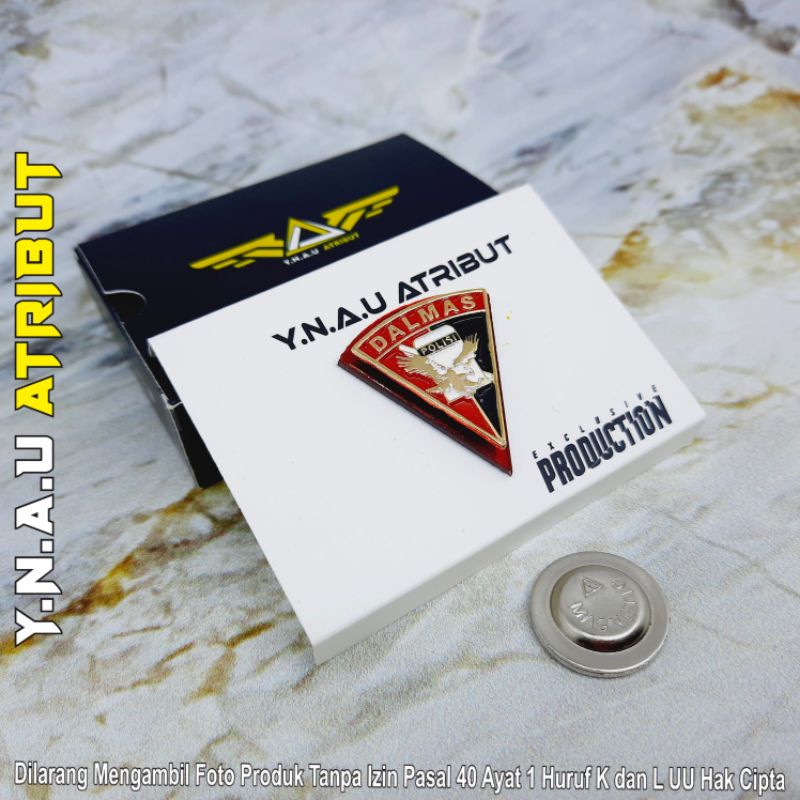 Jual ATRIBUT POLISI PIN DALMAS POLRI | Shopee Indonesia