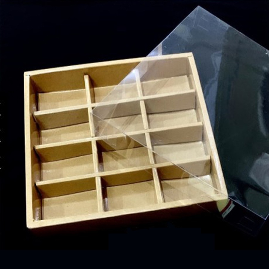 Jual 1pack isi 5pcs BOX NASTAR SEKAT TUTUP MIKA POLOS WARNA COKELAT ...