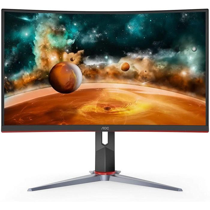 Jual Monitor AOC 27 Inch CQ27G2 QHD 1500R Curved VA 1msv144Hz FreeSync ...