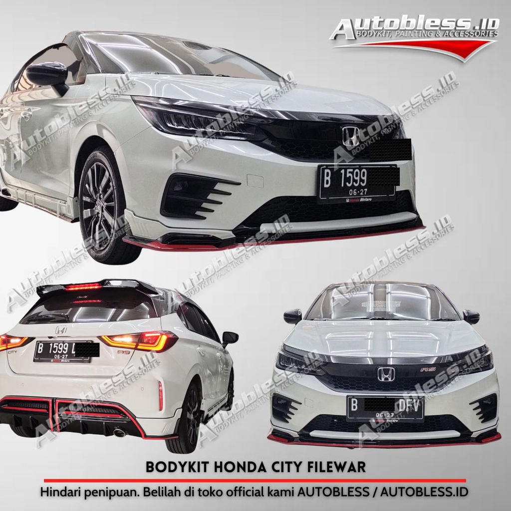 Jual Bodykit Honda City Hatchback FILEWAR Plastic ABS | Shopee Indonesia