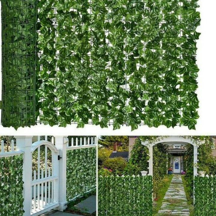 Jual Model Baru!! daun rambat gulung daun pagar daun ivy anggur plastik ...