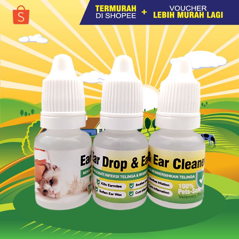 Jual EAR DROP - Obat Tetes Telinga Anjing Kucing Kelinci Radang Telinga ...