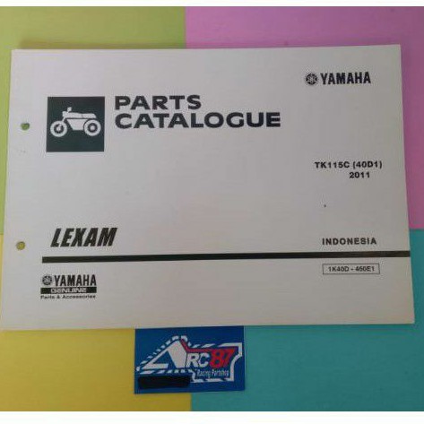 Jual BUKU KATALOG YAMAHA LEXAM 2011 | Shopee Indonesia