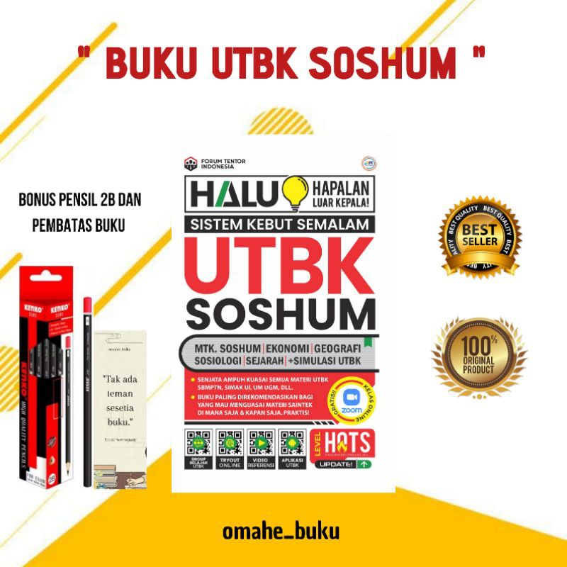 Jual BUKU HALU UTBK SOSHUM 2021-2022 SISTEM KEBUT SEMALAM | FORUM EDUKASI | Shopee Indonesia