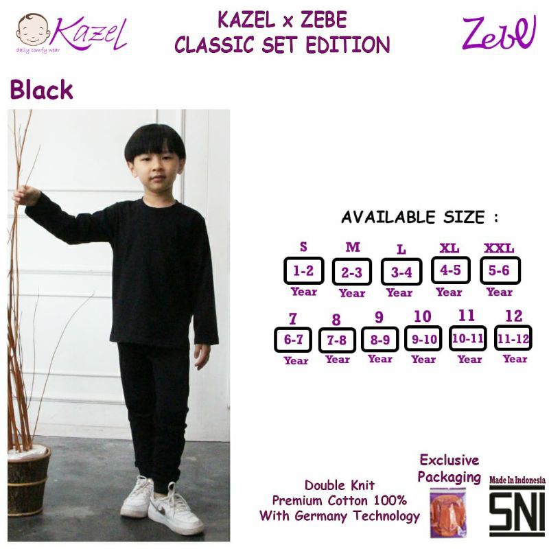 Jual 1pc Setelan Kazel x Zebe Classic Set | Shopee Indonesia Jual 1pc Setelan Kazel x Zebe Classic Set | Shopee Indonesia