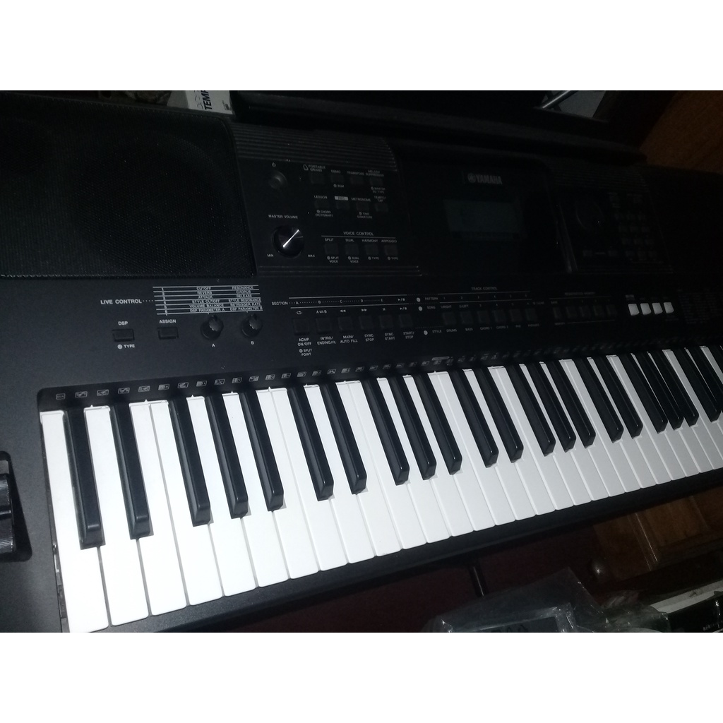 Jual Keyboard Yamaha PSR E-453 NEW Full Set Bonus Stand+Sustain All NEW ...