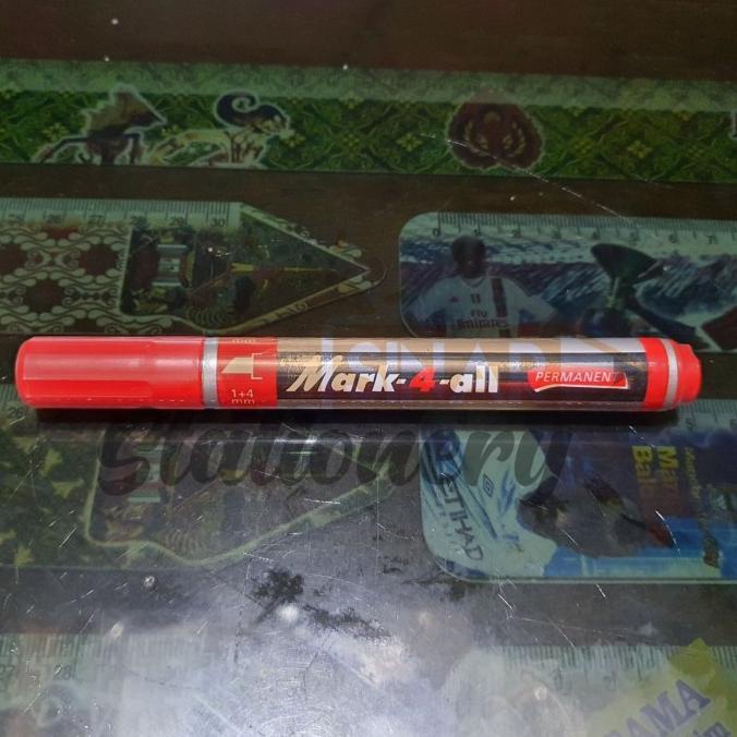 Jual Spidol marker 4 all stabilo merah 653/40 | Shopee Indonesia