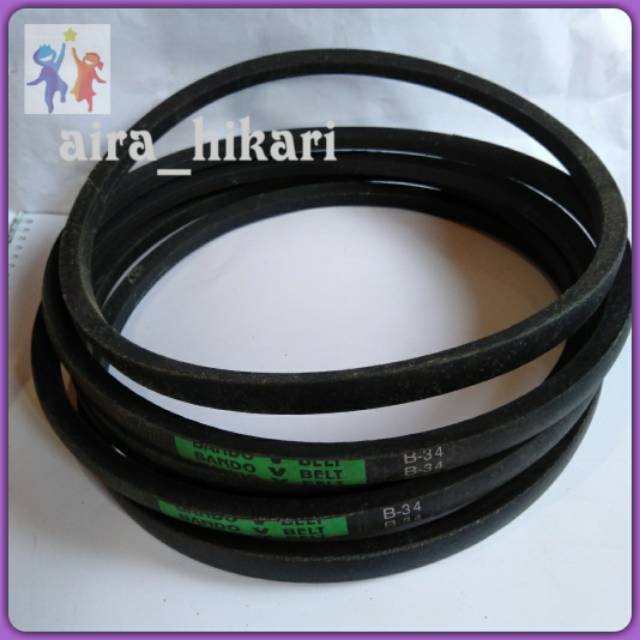 Jual Bando B 34 V Belt / Fan Belt / Tali Kipas / Tali Pulley | Shopee Indonesia