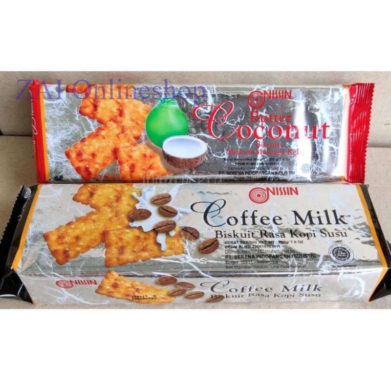 Jual Biskuit Nissin Butter Coconut / Coffee Milk 200gr | Shopee Indonesia