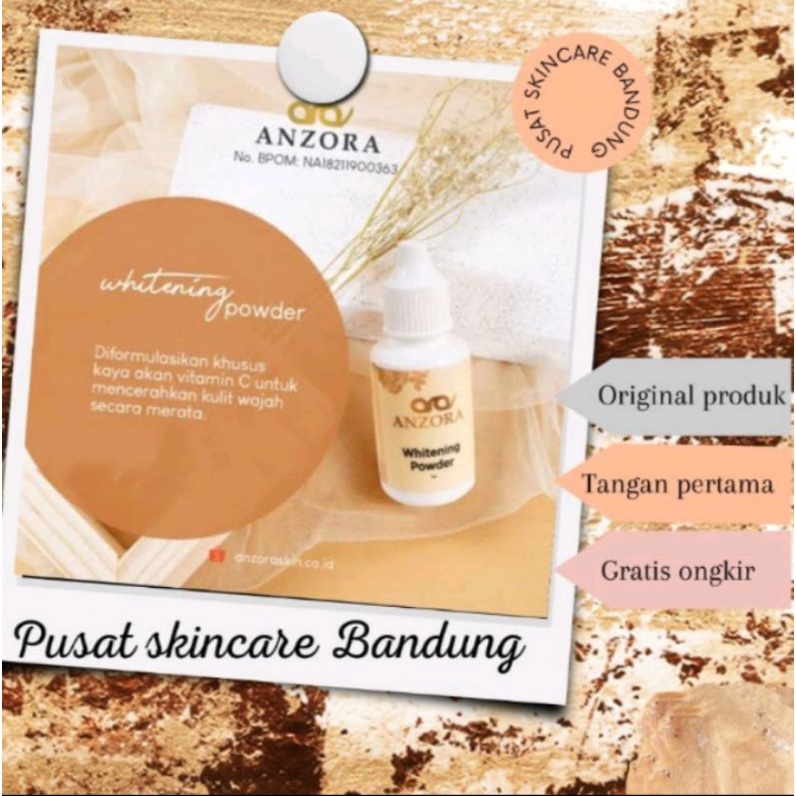 Jual WHITENING FOWDER ANZORA | Shopee Indonesia
