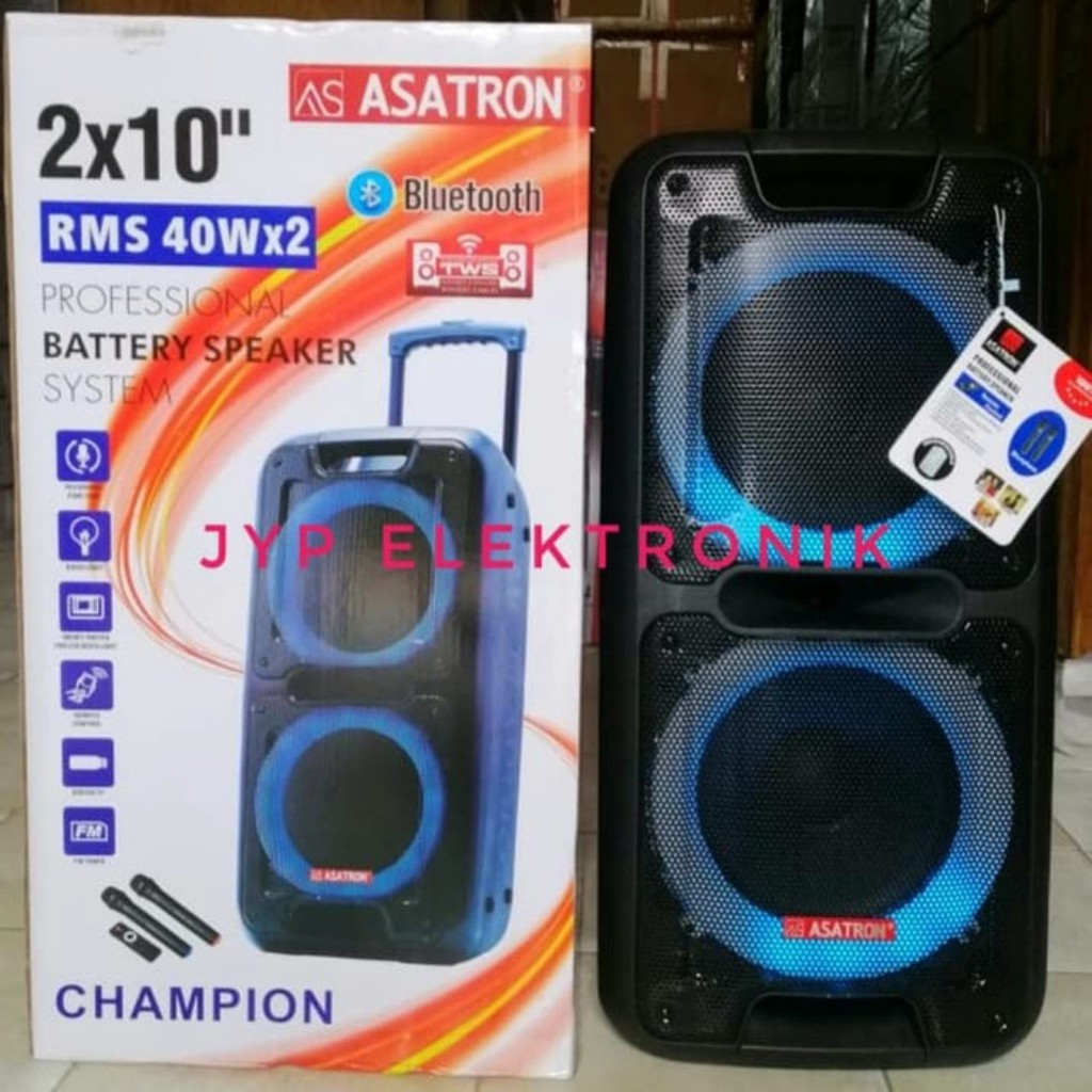 Jual ASATRON SPEAKER CHAMPION 2X10iNCH | Shopee Indonesia