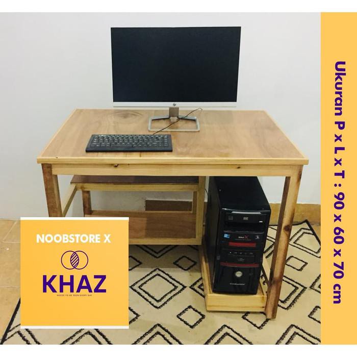 Jual Meja Komputer Minimalis / Meja Komputer Kayu / Meja CPU Komputer ...