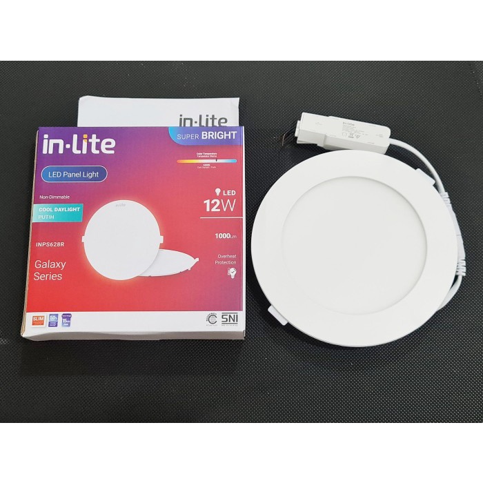 Jual IN LITE LED Panel 12W 12 WATT BULAT Inbow Ditanam - INPS628R INPS 628R LAMPU INLITE LED ...