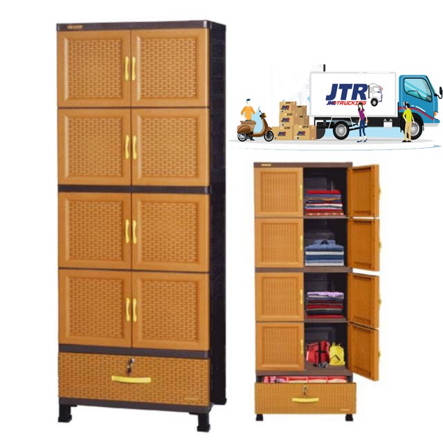 Jual Lemari plastik napolly CRS MU 48 1D Susun 5 + Laci [KHUSUS KIRIM ...