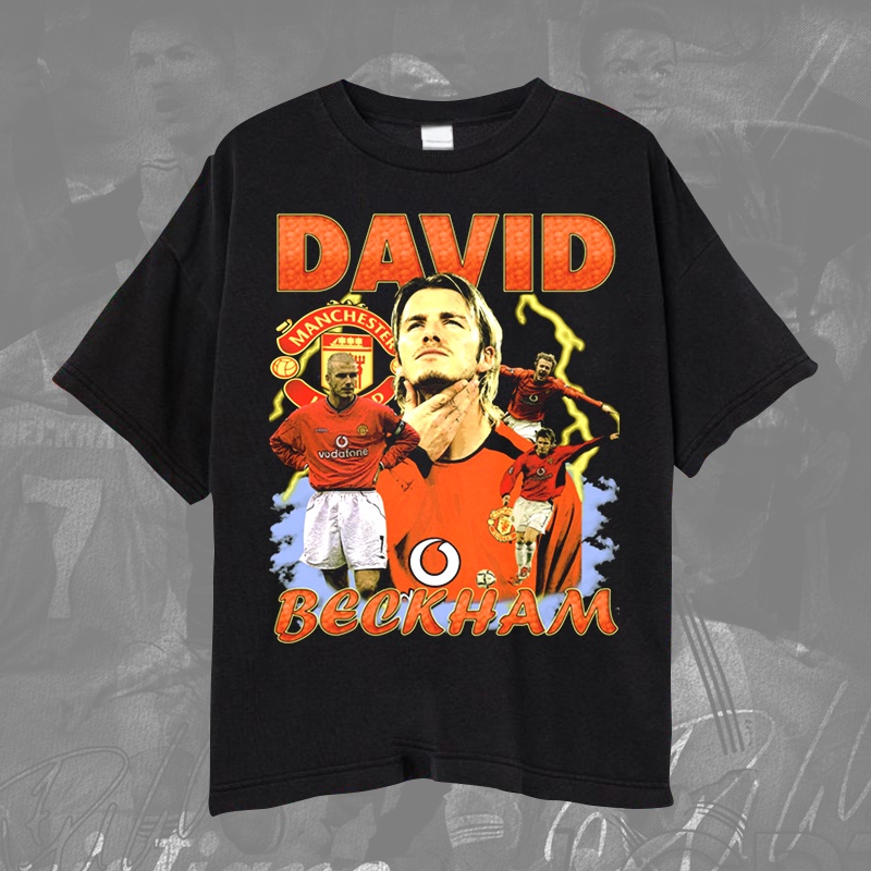 Jual Manchester United Legend David BECKHAM T-shirt/Kaos Bola David ...