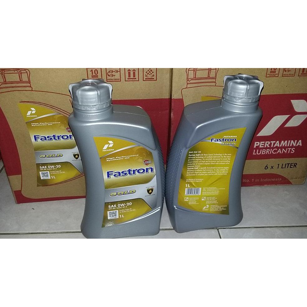 Jual New Fastron Gold 0W-20 1L With Nano Guard (Pertamina) | Shopee ...