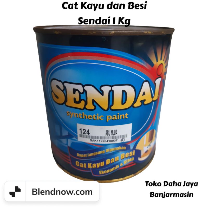 Jual Cat Sendai/ Cat Kayu dan Besi, 1 kg | Shopee Indonesia