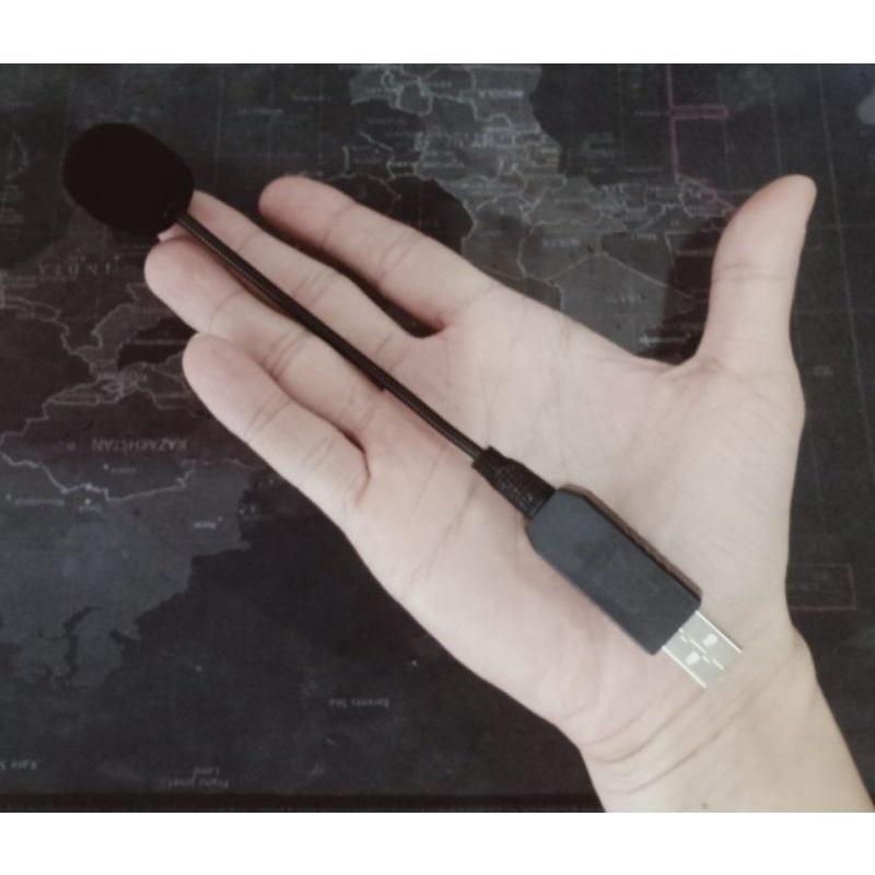 Jual USB mic microphone flexible laptop 3.5mm PC komputer Jack colokan ...