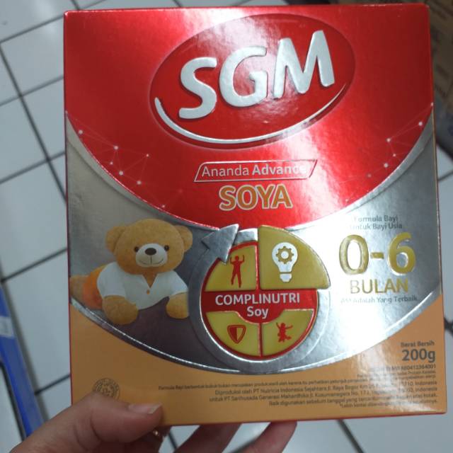 Jual Susu SGM soya 0-6 bulan netto 200gr | Shopee Indonesia