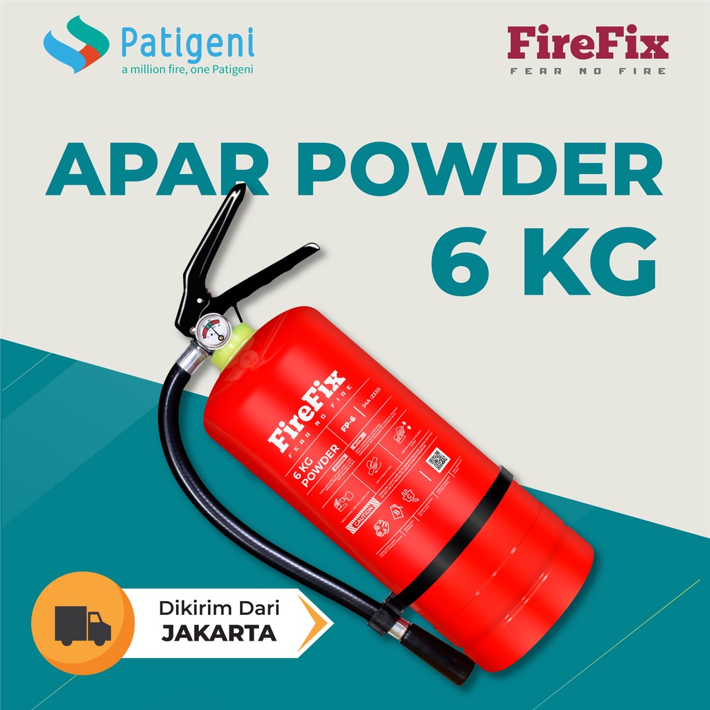 Jual Alat Pemadam Api Ringan Powder 6Kg FireFix | Shopee Indonesia