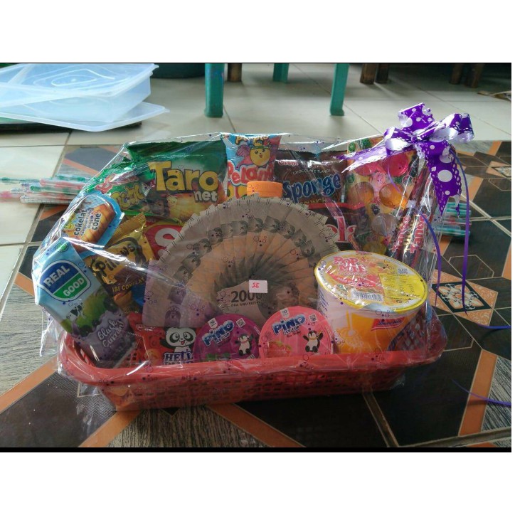 Jual PAKET PARSEL ANAK ISI UANG 2000AN 10 LEMBAR | Shopee Indonesia