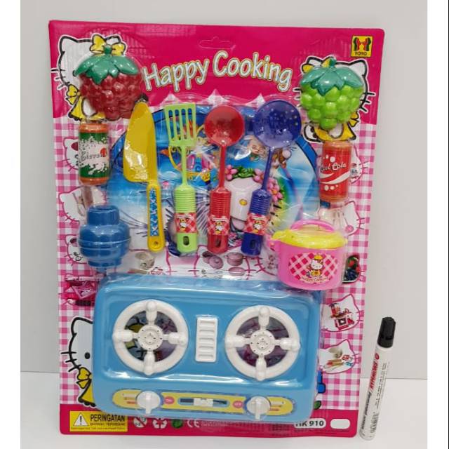 Jual Mainan Happy Cooking Kitchen Set ( HK910 ) | Shopee Indonesia