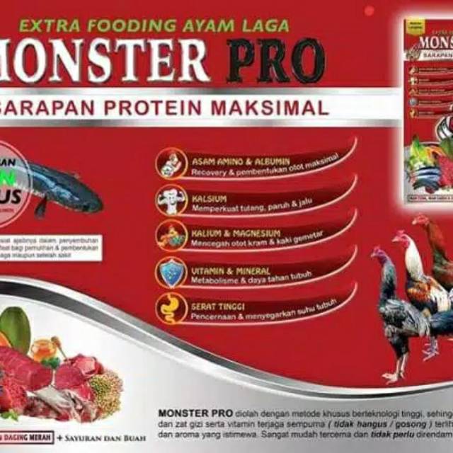 Jual Suplemen / Protein Monster Pro SN Cocok dikombinasi dengan Bima ...