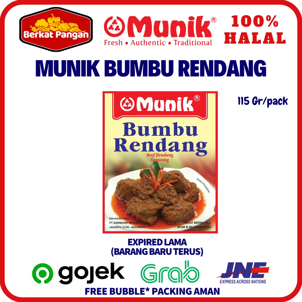 Jual Bumbu Instant Munik Rasa Rendang Semur Soto Betawi Sop Buntut ...