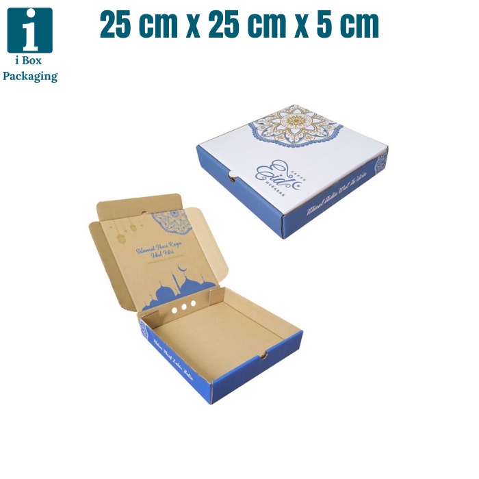 Jual [ 10 pcs ] Cake Box Bolu Dus 4 Toples 250gr Idul Fitri Packaging ...