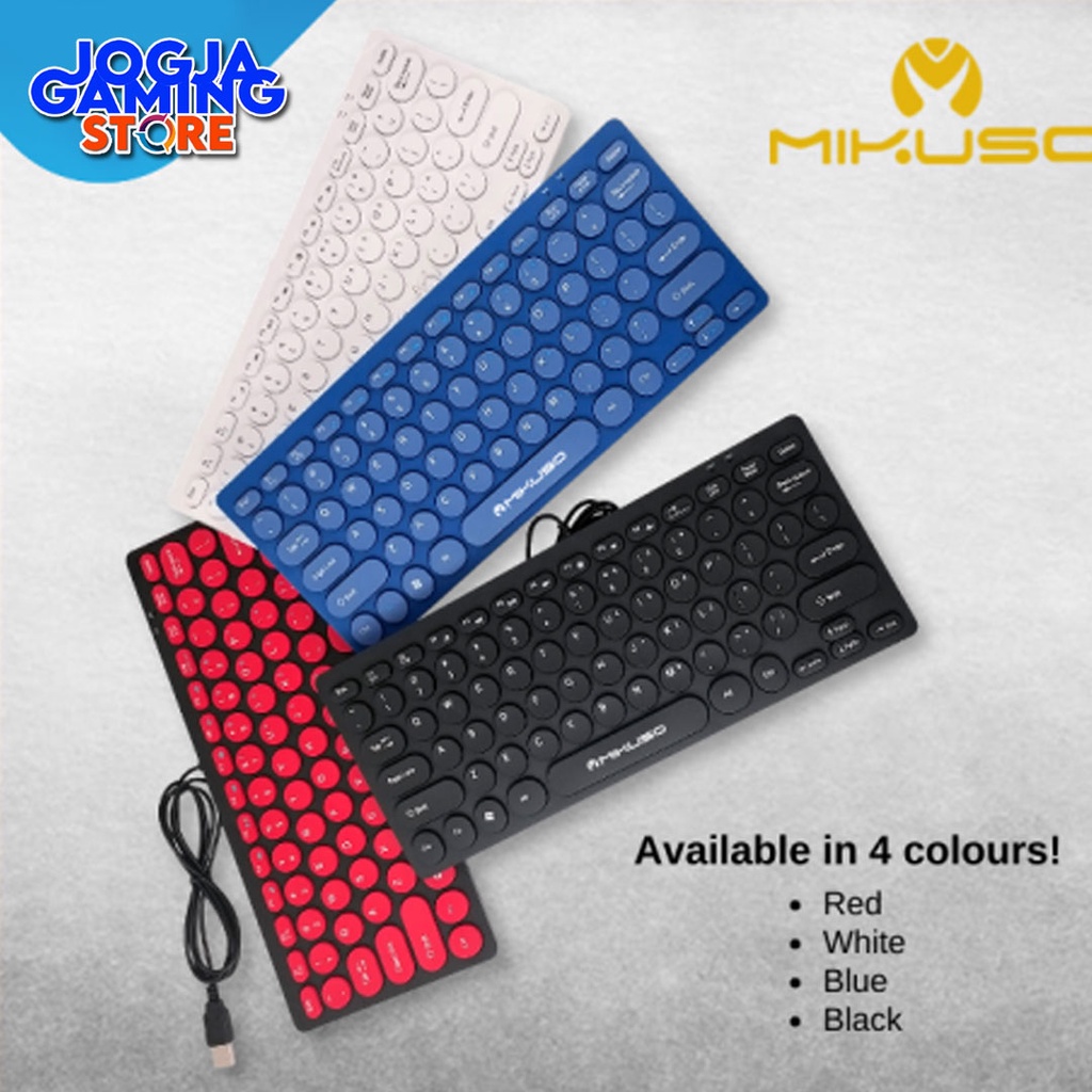 Jual Mikuso KB-003U Keyboard Portable Business Keyboard Mini Mercury ...