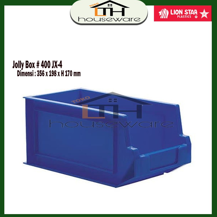 Jual JOLLY BOX 400 KOTAK PERKAKAS SERBAGUNA LION STAR JX4 BOX SUSUN ...