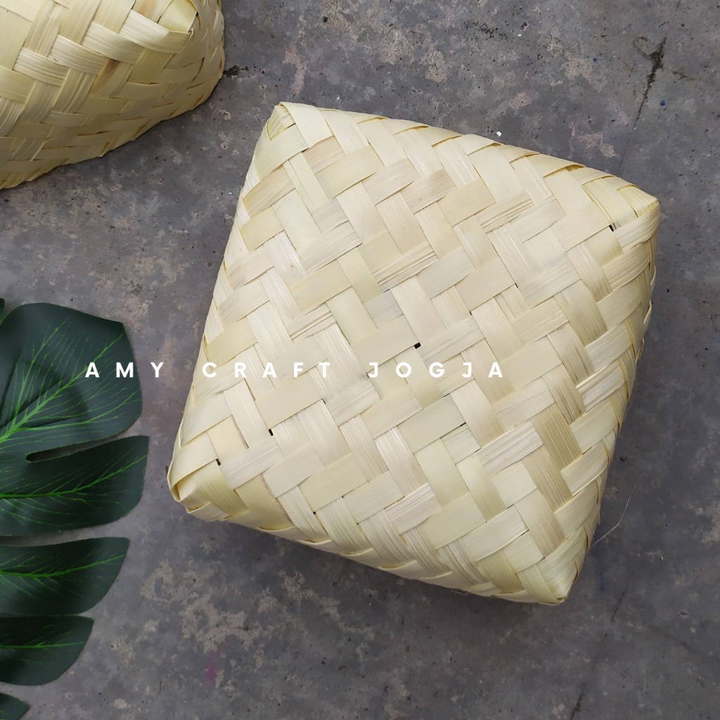 Jual TERBARU besek warna Besek Blicing 15 x 15 x 8 cm/Besek Putih ...