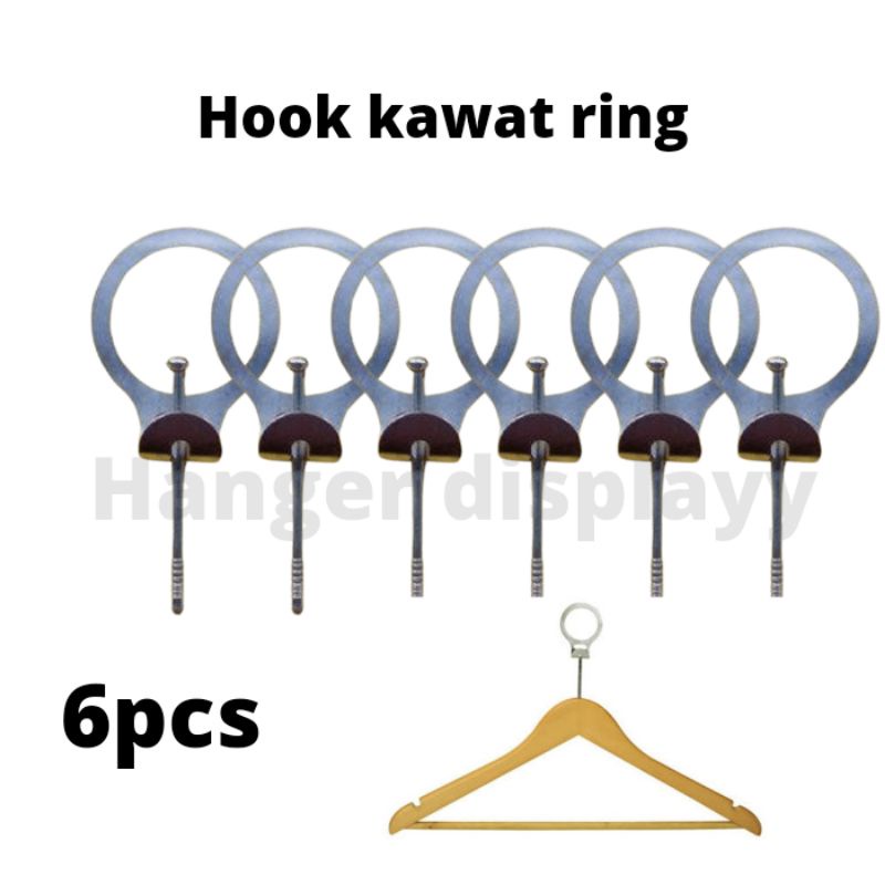 Jual Hook Ring Kawat/besi gantungan baju Ring | Shopee Indonesia