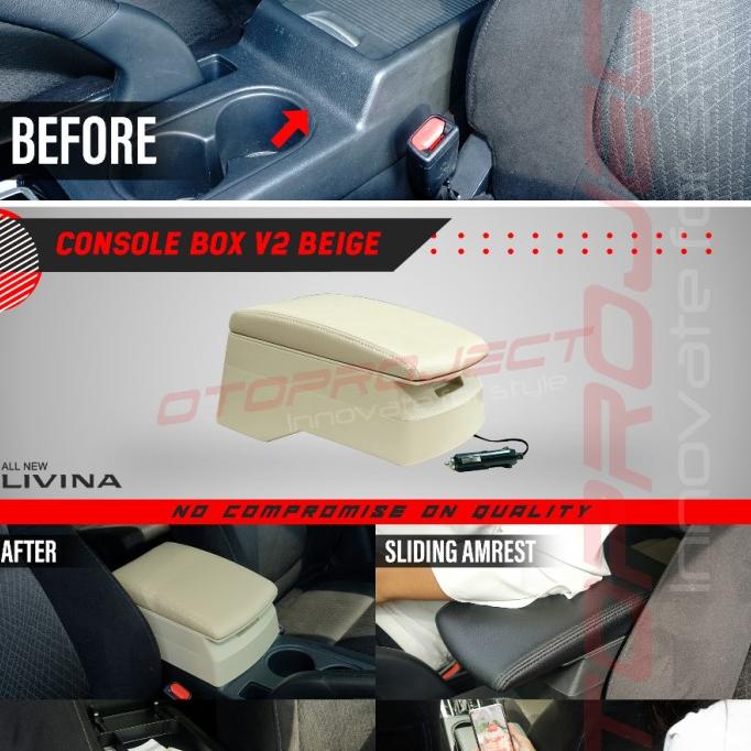 Jual best produk] Console Box arm rest V2 Xpander/Livina with usb ...