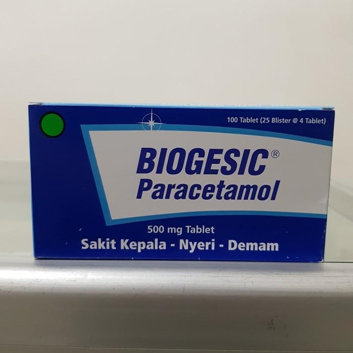 Jual Biogesic Box/25 Strip - Paracetamol 500Mg | Shopee Indonesia